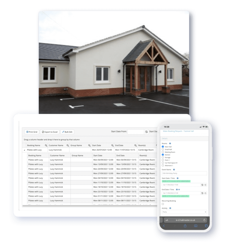 Online Booking System, Multiple Hall Reservation System