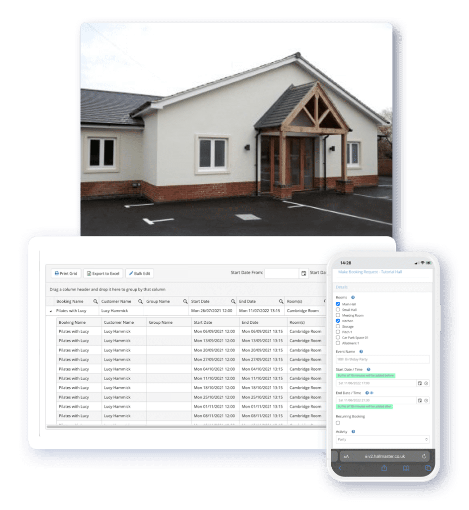 Online Booking System, Multiple Hall Reservation System