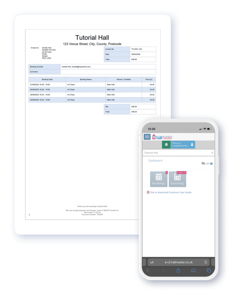 Mobile Booking & Reservation System | Hallmaster