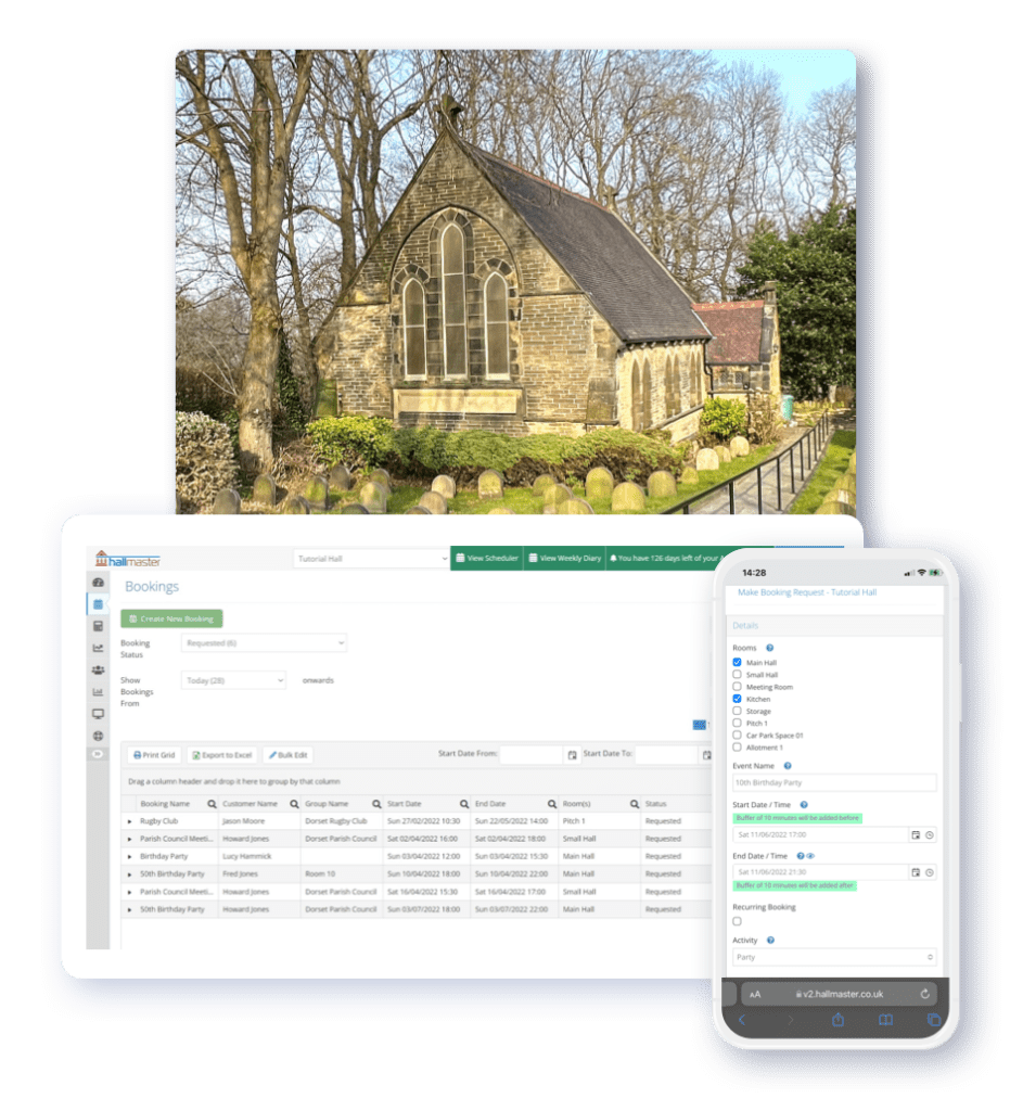 Quakers Meeting Houses Booking System | Hallmaster Ltd
