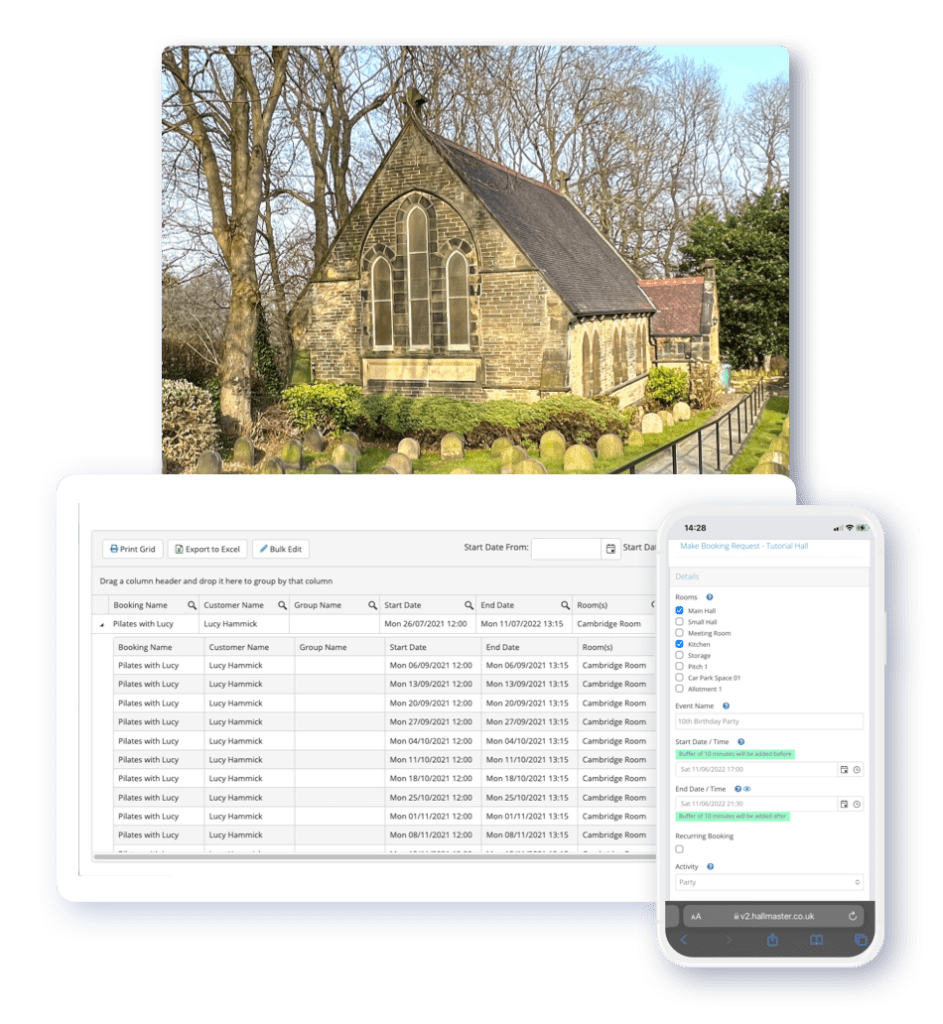Parish Hall Booking & Reservation System | Hallmaster
